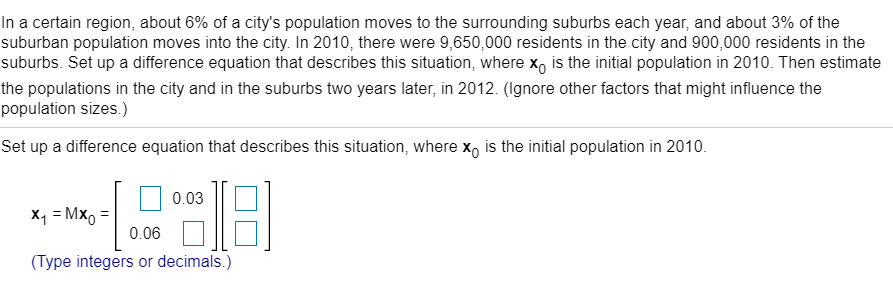 Solved In a certain region, about 6% of a city's population | Chegg.com