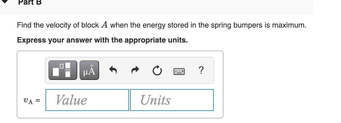 Solved Review | Constants Part A Blocks A (mass 4.50 kg) and | Chegg.com