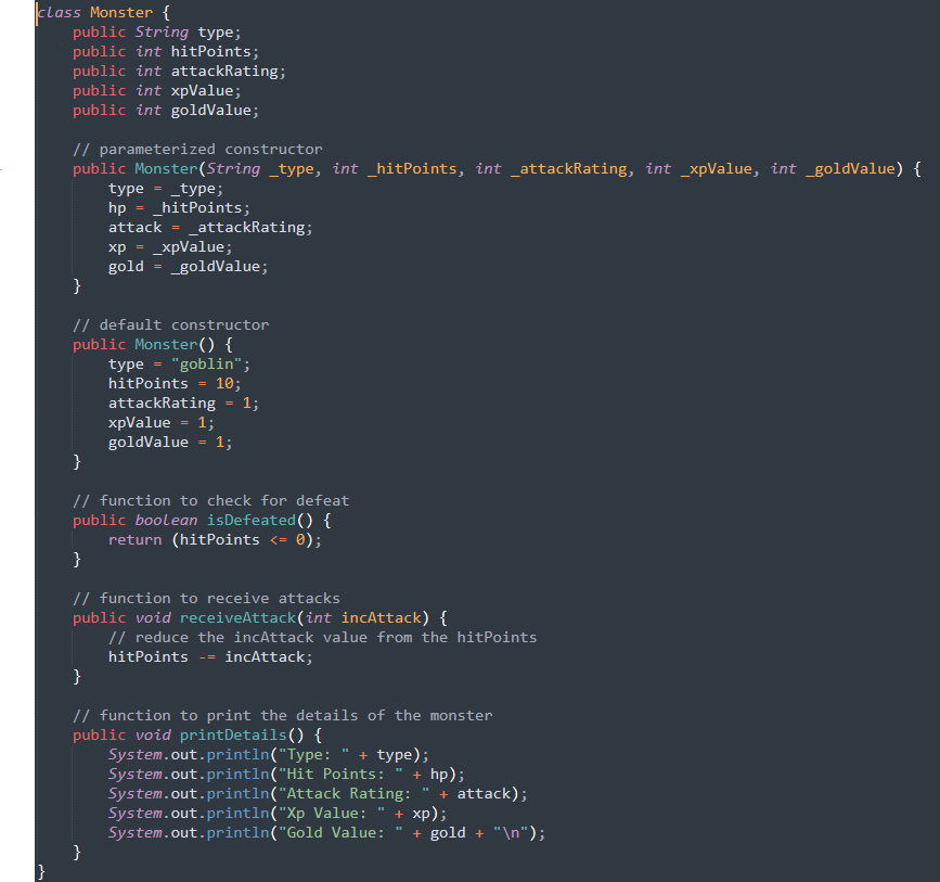 Solved Please answer in Java with comments explaining what | Chegg.com