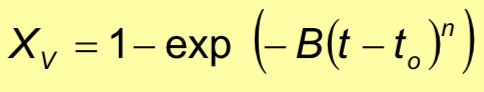 Solved For JMAK equation, What does the value of n suggest | Chegg.com