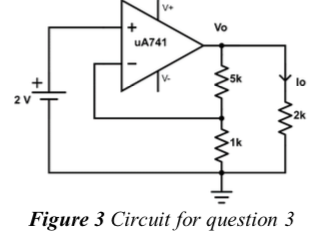 Solved 3) In the circuit shown in Figure , calculate the | Chegg.com