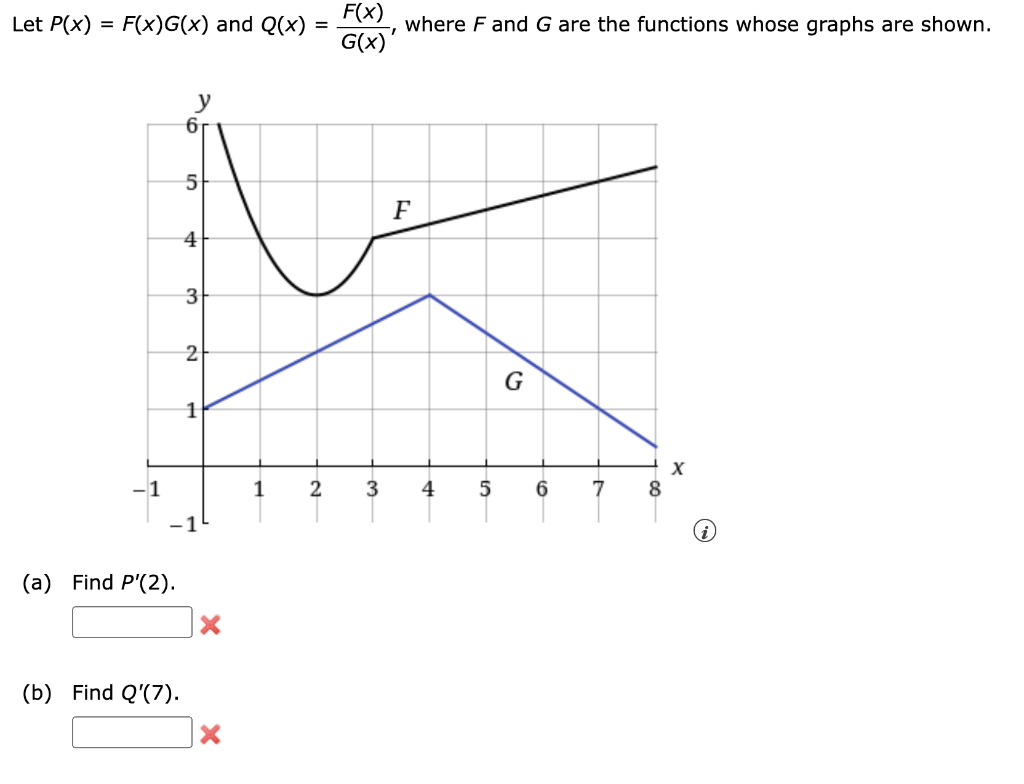 Solved Let P(x)=F(x)G(x) and Q(x)=G(x)F(x), where F and G | Chegg.com