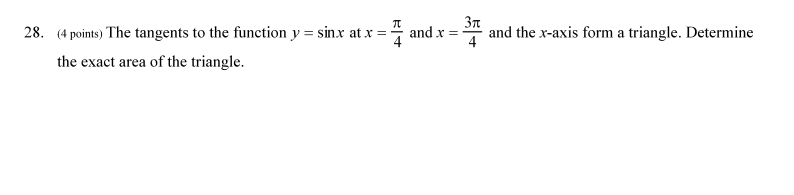 Solved and the x-axis form a triangle. Determine 28. (4 | Chegg.com