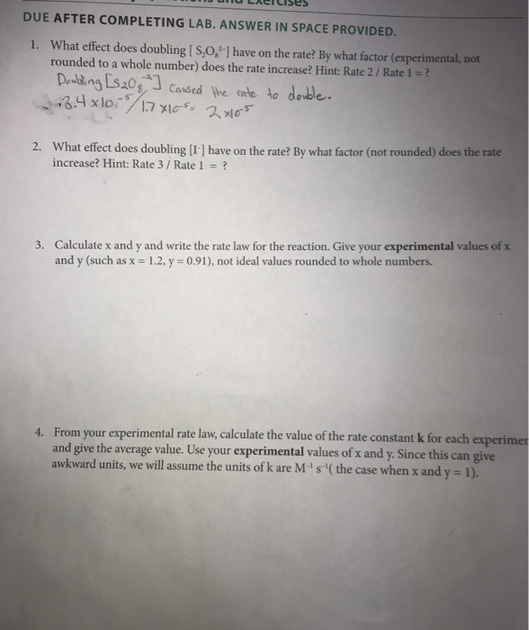 Solved D. You might want to tabulate your results as | Chegg.com