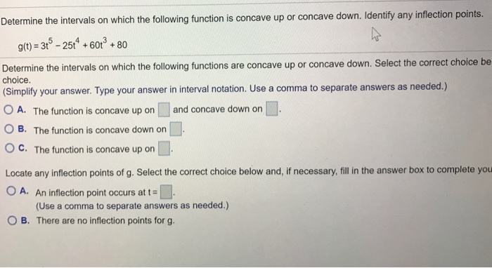 Solved Determine the intervals on which the following | Chegg.com