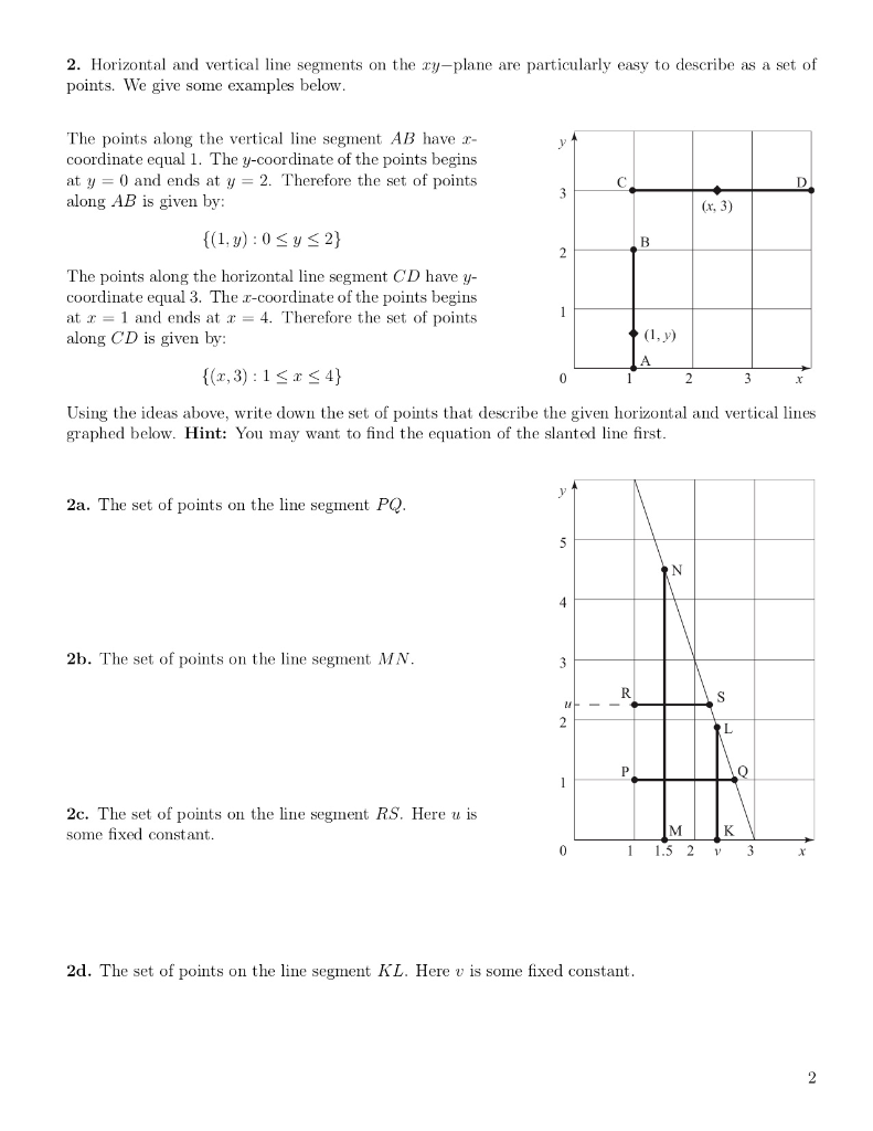 Solved 2. Horizontal and vertical line segments on the | Chegg.com