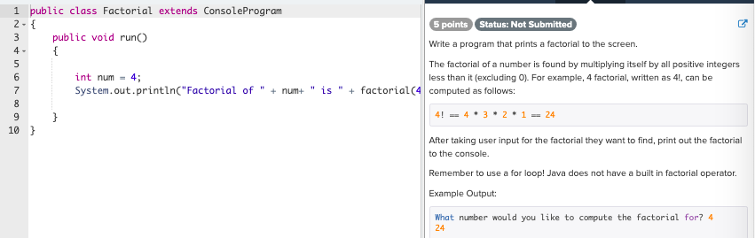 Solved public class Roller Coaster extends Console Program 1 | Chegg.com