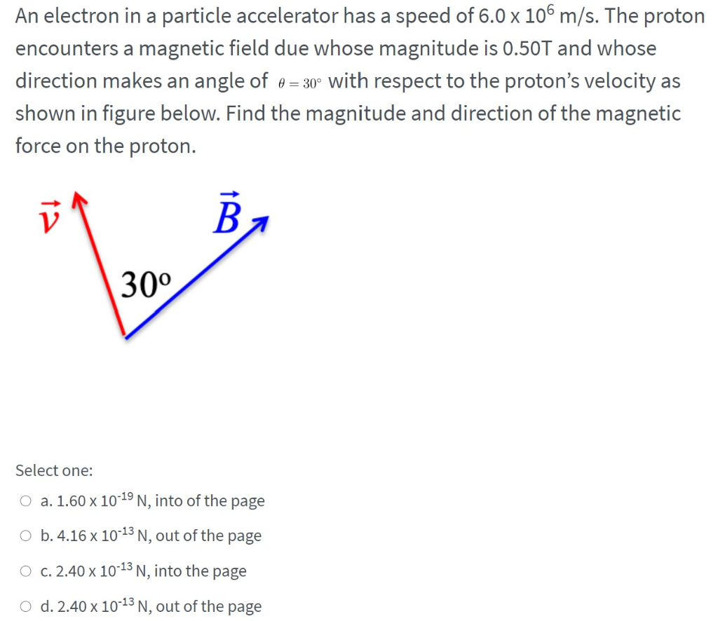 Solved An electron in a particle accelerator has a speed of | Chegg.com