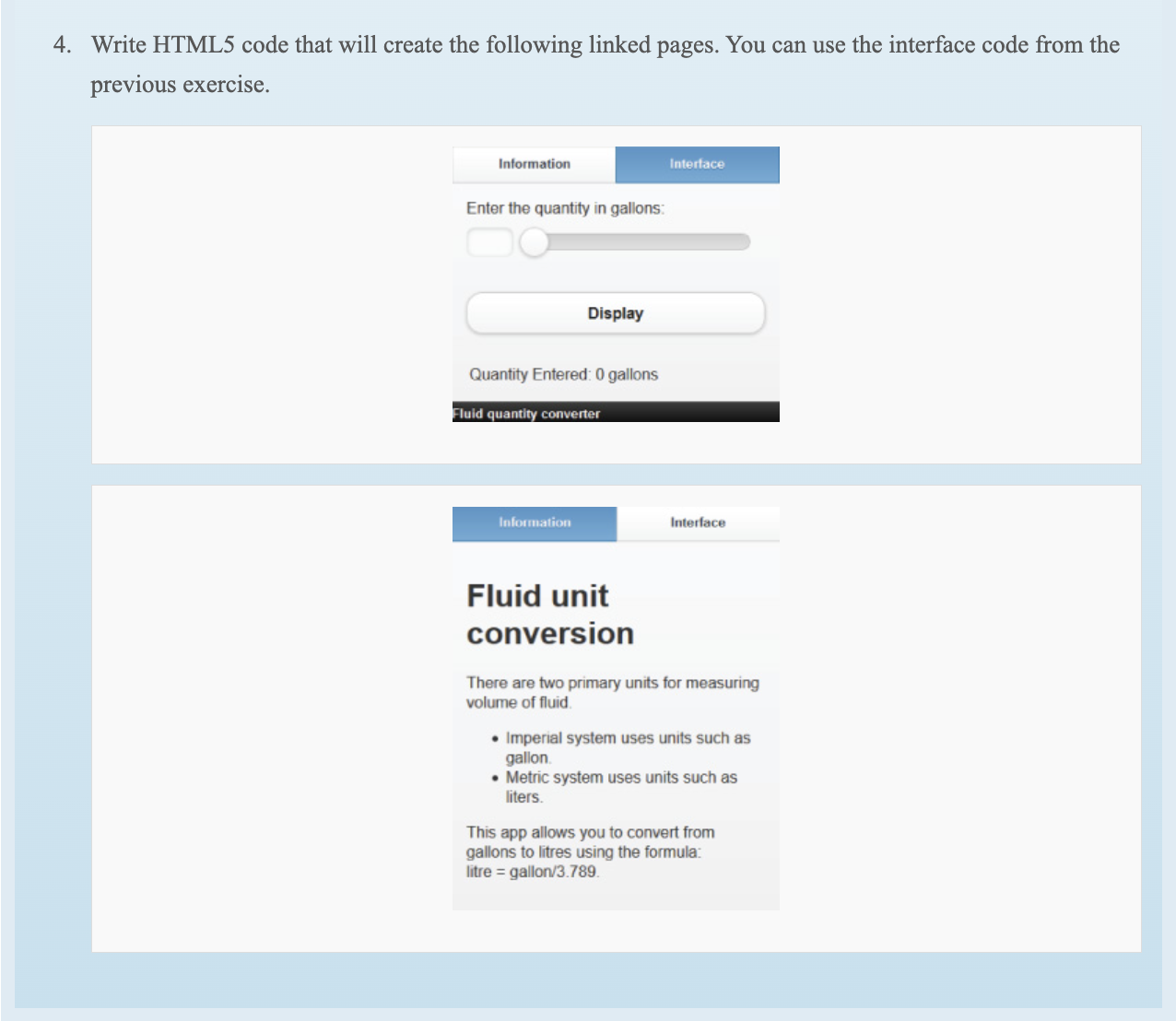 Solved MODIFY THE FOLLOWING CODE SO THE WEBPAGE APPEAR AS | Chegg.com