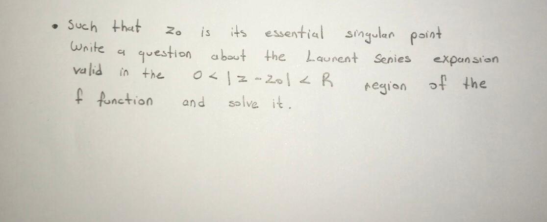 Solved 2. a • such that is its essential singular point | Chegg.com
