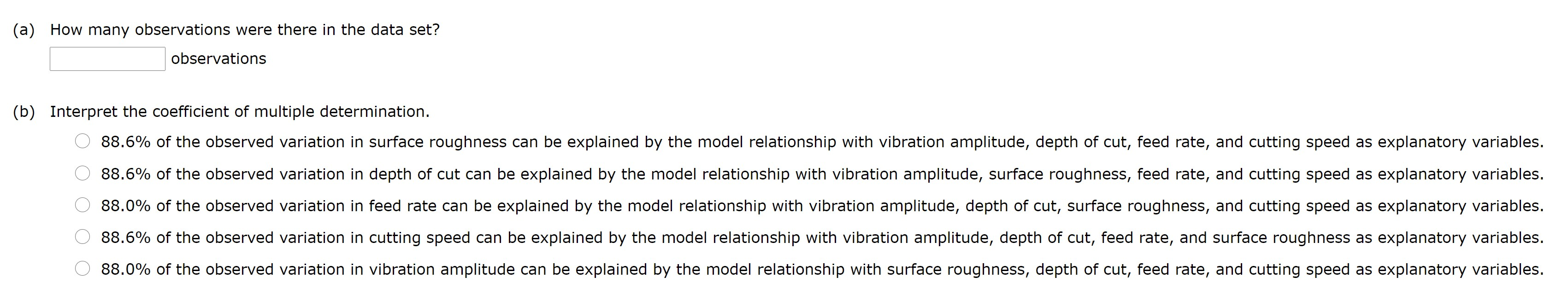The accompanying Minitab regression output is based | Chegg.com