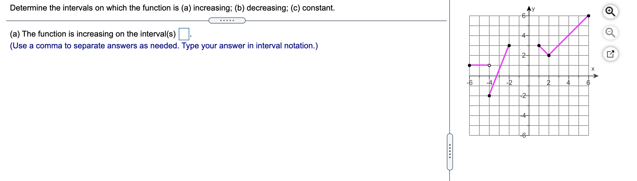 Determine the intervals on which the function is (a) | Chegg.com