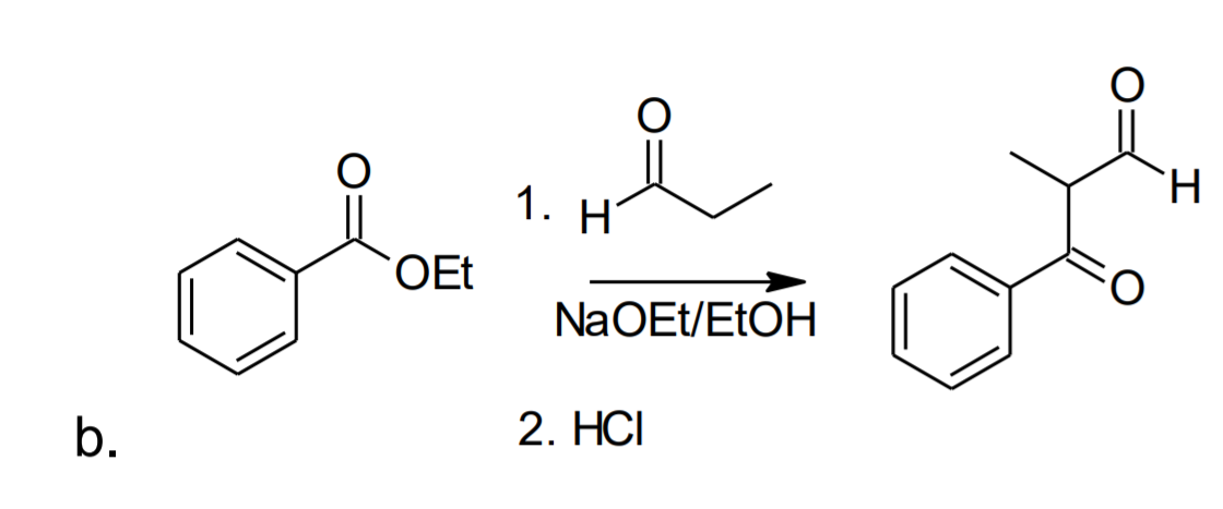 Solved 1. H H الم OEt Na OEt/EtOH b. 2. HCI | Chegg.com