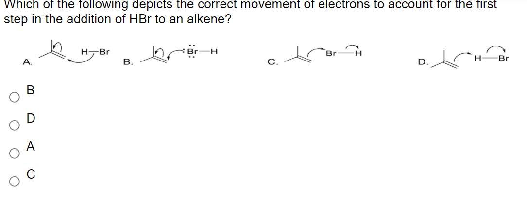 Solved Which of the following depicts the correct movement | Chegg.com
