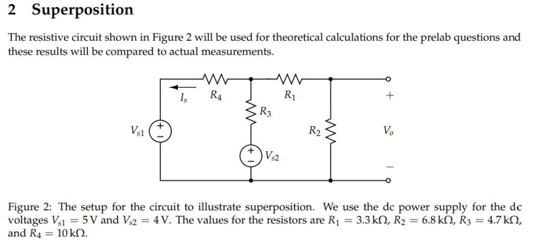 Solved Determine Vo and Is using the superposition theorem | Chegg.com