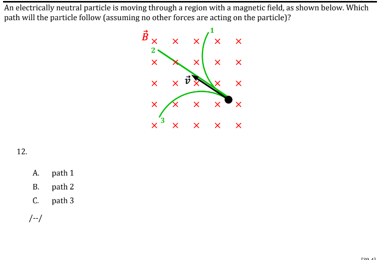 Solved An electrically neutral particle is moving through a | Chegg.com