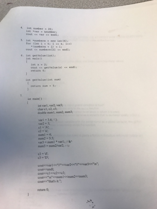 Solved What is the output of the following code fragment | Chegg.com