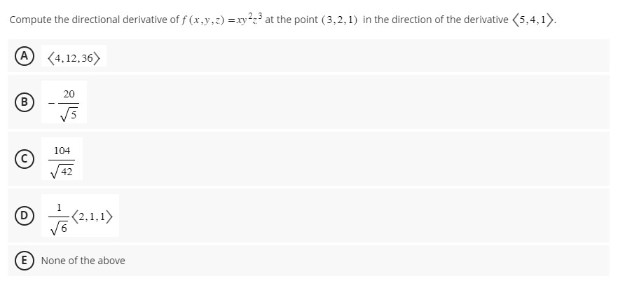 Solved Calculus 3 6903