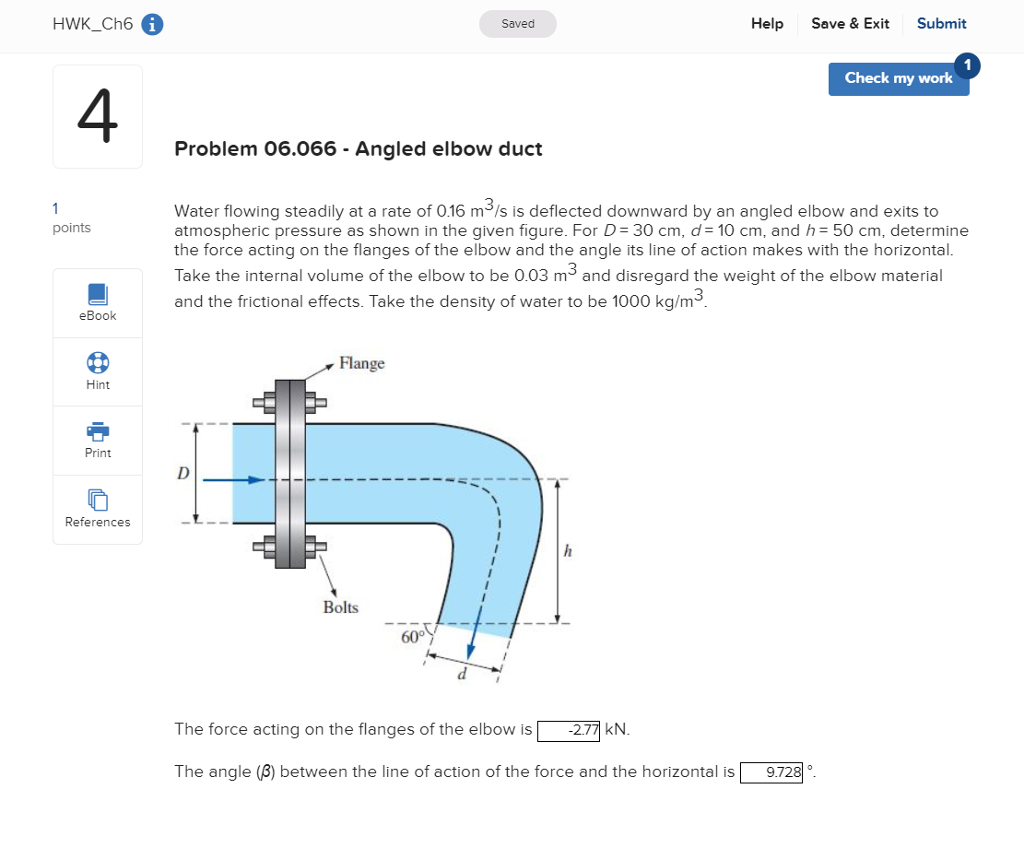 Solved Help Save &Exit Submit HWK_Ch6 Saved Check my work 4 | Chegg.com