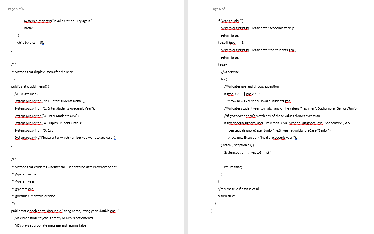 Solved I need Java code help with already an existing code | Chegg.com
