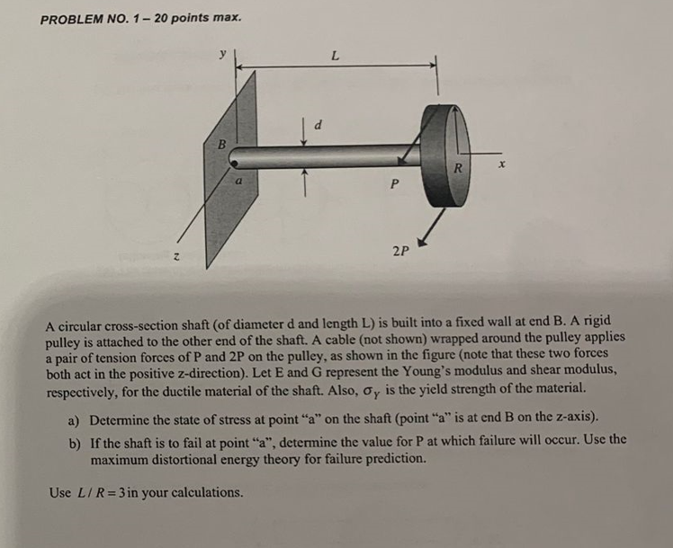Solved PROBLEM NO. 1- 20 points max. A circular | Chegg.com Solved PROBLEM NO. 1- 20 points max. A circular | Chegg.com