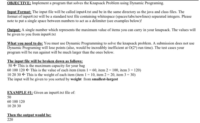 Solved OB.IECTIVE: Implement a program that solves the | Chegg.com