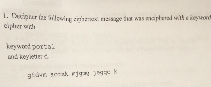 Solved Cryptography Questions | Chegg.com