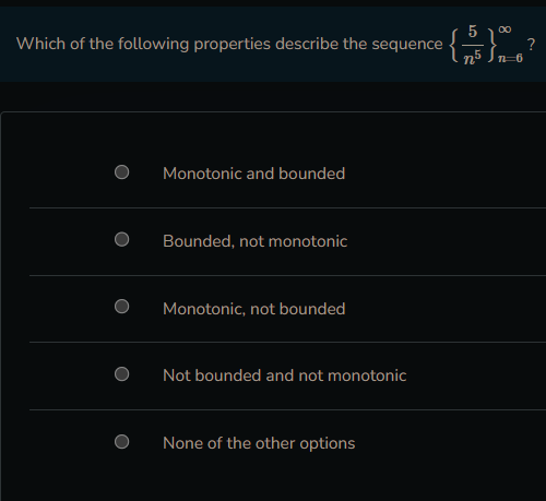 Solved Which of the following properties describe the | Chegg.com