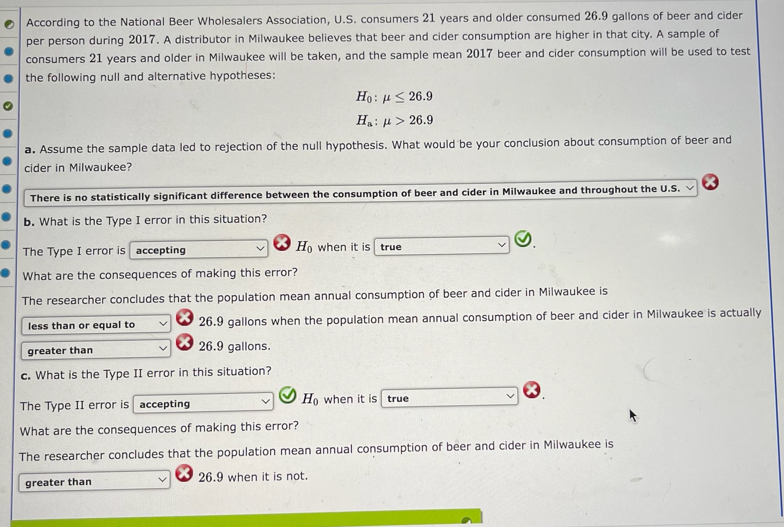 Solved According to the National Beer Wholesalers | Chegg.com