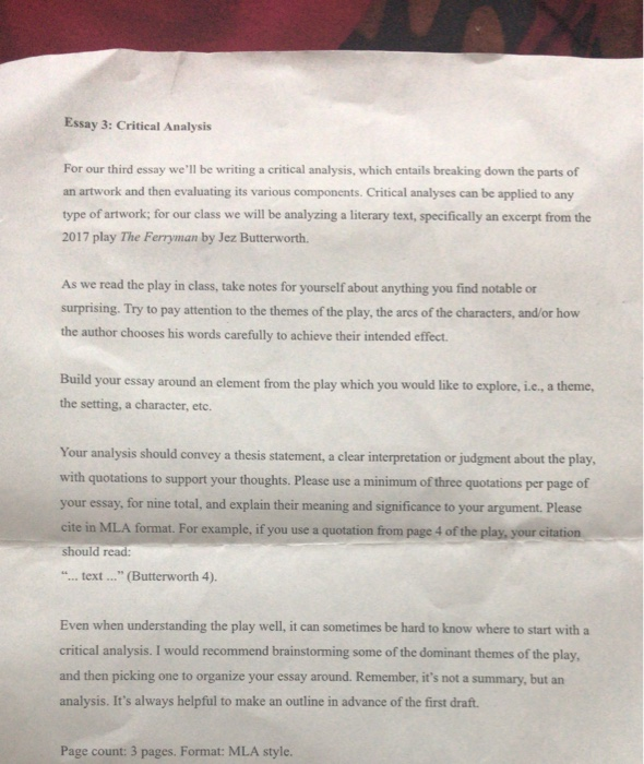 Thesis Statement For Character Analysis Essay Example Thesis Title 