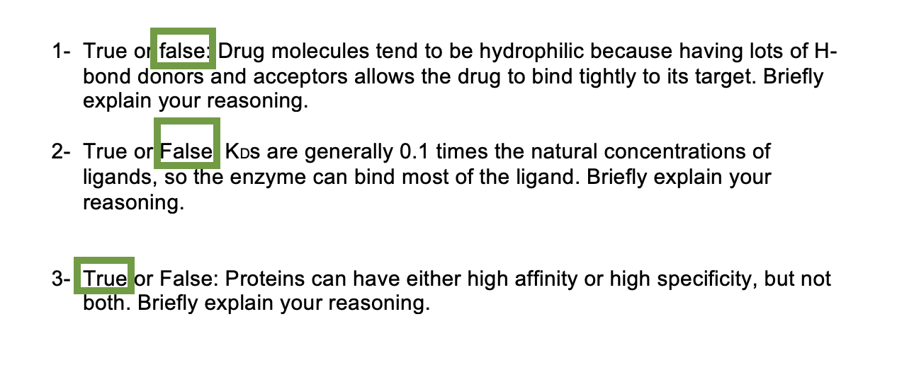 Solved 1- false, explain why? 2- false, explain why? 3- | Chegg.com