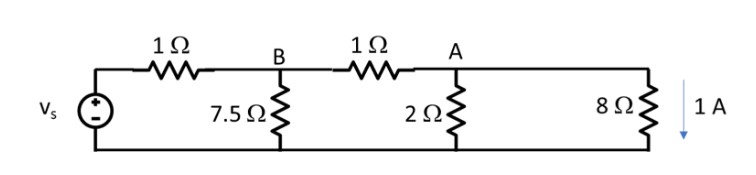 Solved Use KVL in Loop 2 determine voltage across 7.5Ohm | Chegg.com