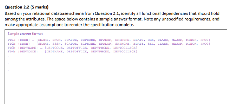 Solved Question 2.1 (7 marks) You are asked to design a | Chegg.com