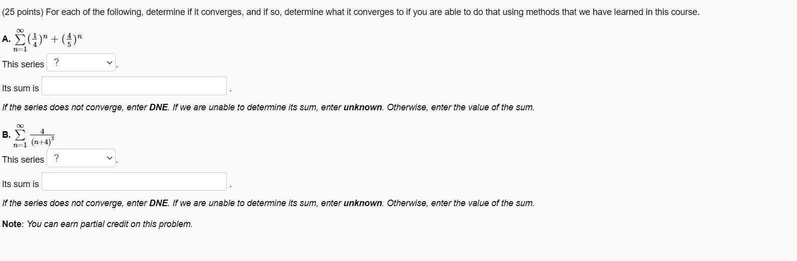 Solved (25 points) For each of the following, determine if | Chegg.com