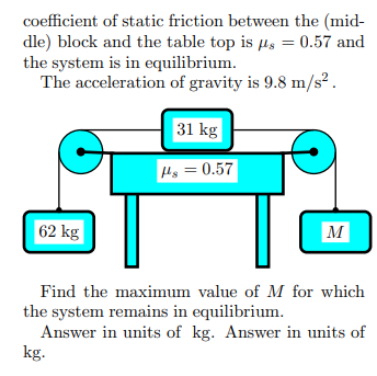 Solved 02310.0 points Consider the three blocks connected by | Chegg.com