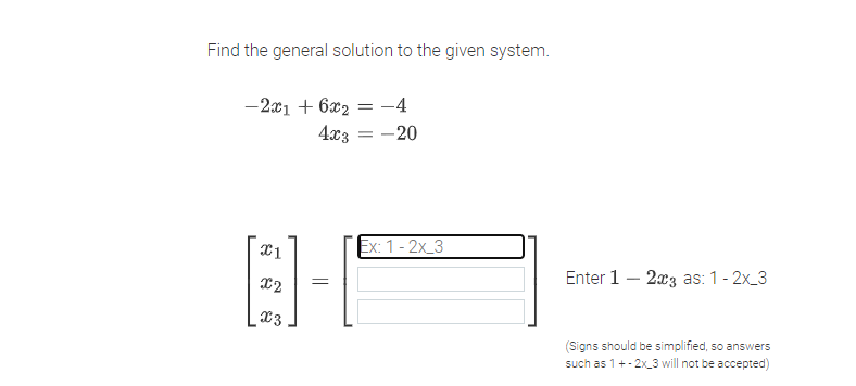 Solved Find the general solution to the given | Chegg.com