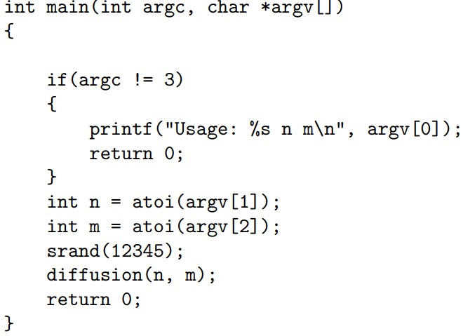 Practice Problem #5 Create a program in C and use a | Chegg.com