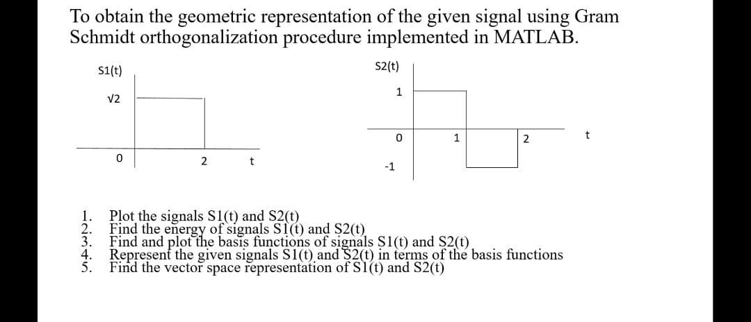 To obtain the geometric representation of the given | Chegg.com