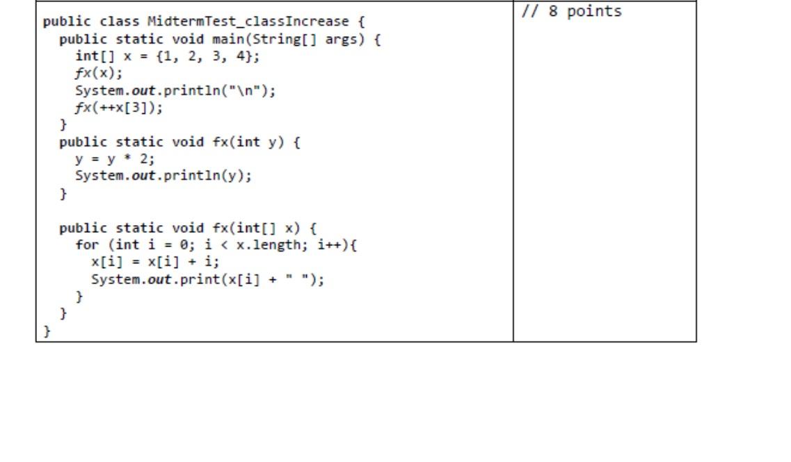Solved whats the output | Chegg.com