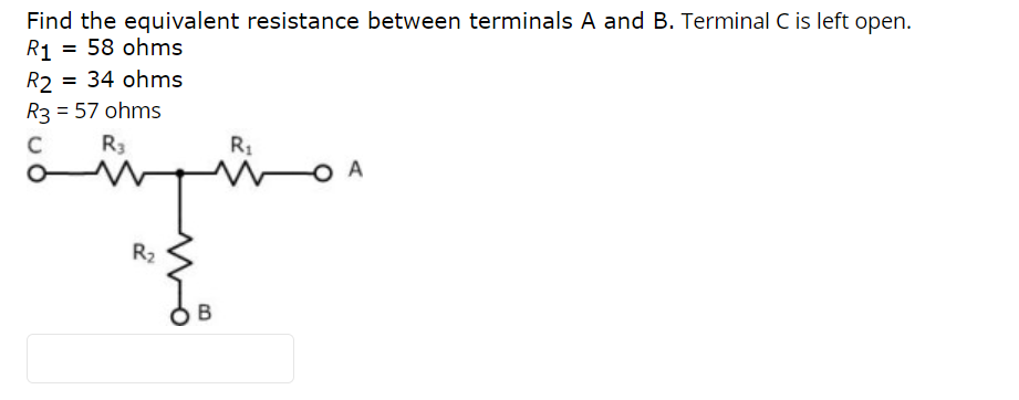 Solved Find the equivalent resistance between terminals A | Chegg.com