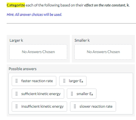 Solved Categorize each of the following based on their | Chegg.com