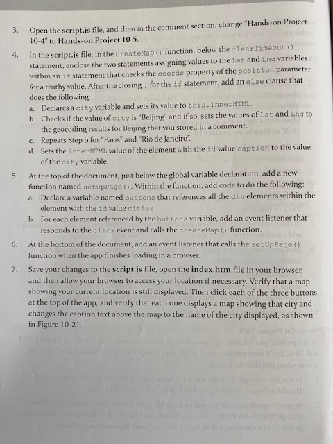 Solved I need the script.js code following the exact | Chegg.com