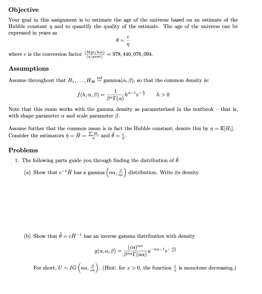 Solved Objective Your goal in this assignment is to estimate | Chegg.com