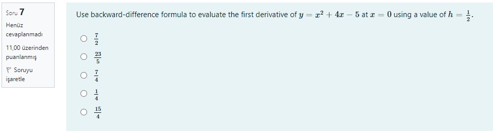 Solved Use backward-difference formula to evaluate the first | Chegg.com