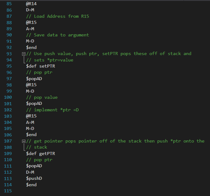 Solved Translate provided code into Hack assembly language | Chegg.com