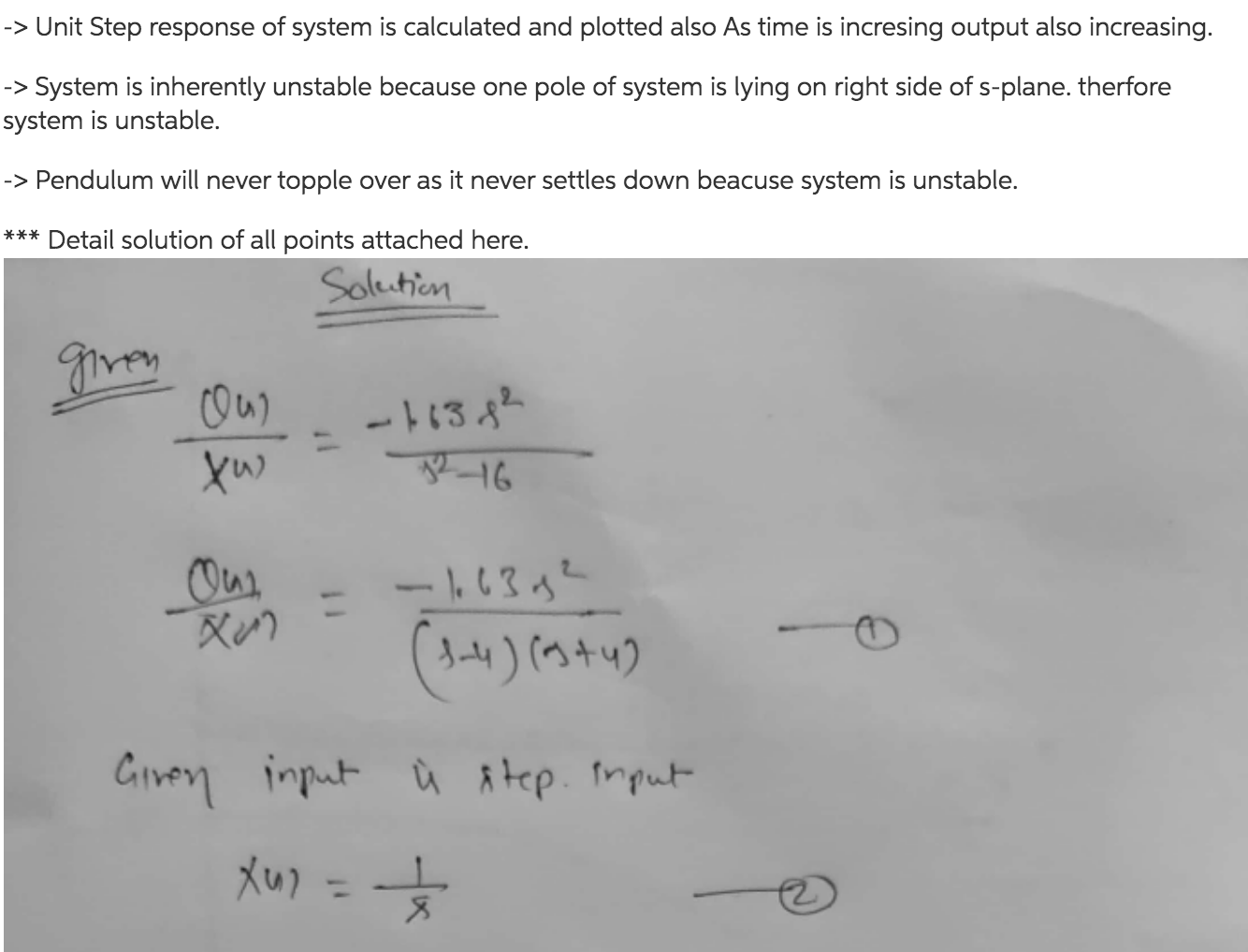 Solved systems problem. please only do problem (4.1) I have | Chegg.com