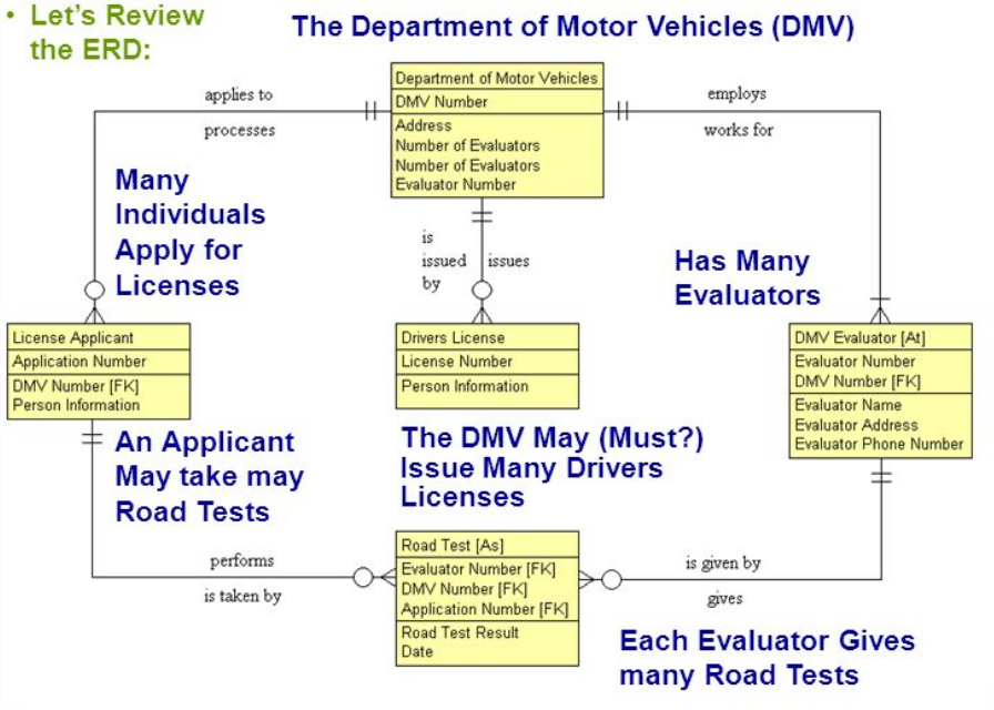 Solved Develop an entity relationship diagram relating the | Chegg.com