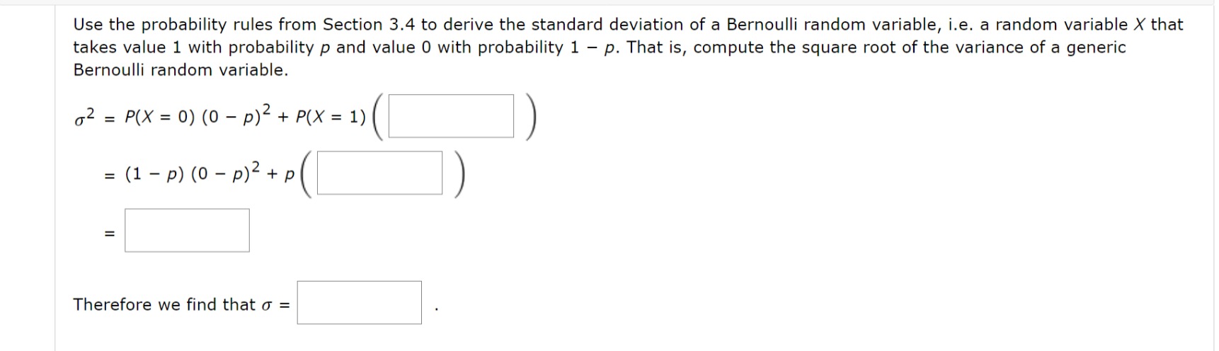Solved Use the probability rules from Section 3.4 to derive | Chegg.com