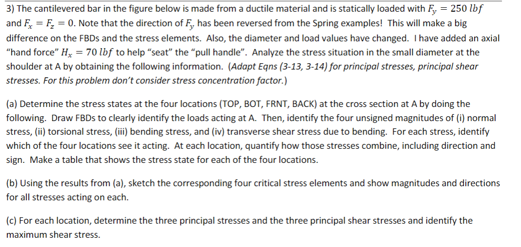 Solved 4) Repeat (3) where the material is brittle. (That | Chegg.com