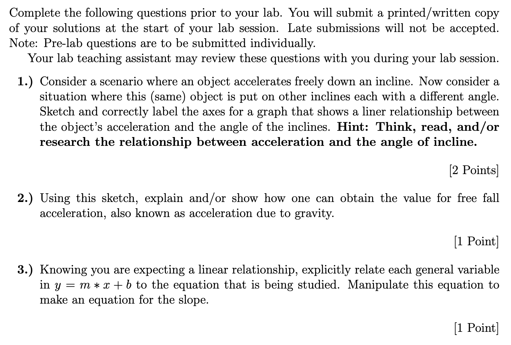 Solved Complete The Following Questions Prior To Your Lab